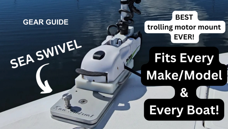 sea swivel trolling motor swivel mount inshore skiffs bay boats ...