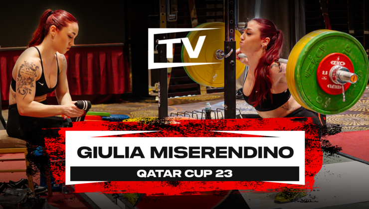 Giulia Miserendino Squat Session | Qatar 2023