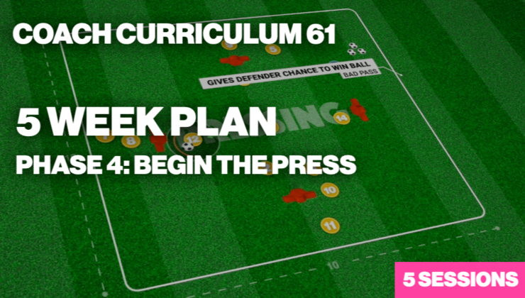 Coach Curriculum 61: 5 Week Plan (Phase 4: Begin the Press)