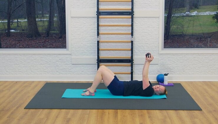 45 Minute Pilates Mat with Props Workout #4 (video)