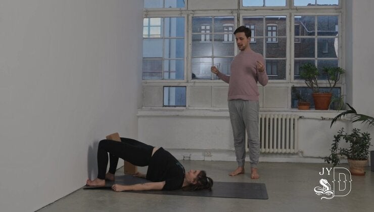 Jivamukti Basics Breakdown Ardha Urdhva Dhanurasana with Moritz Ulrich