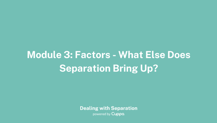 Dealing with Separation - Module 3