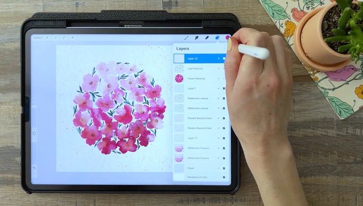 Realistic Watercolors in Procreate