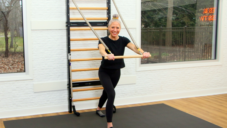 Guns and Buns on the Pilates Spring Wall Workout #3 (video)