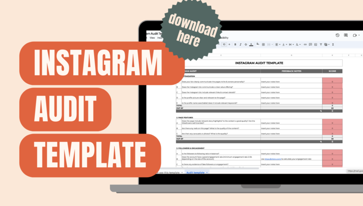 Instagram Audit Template
