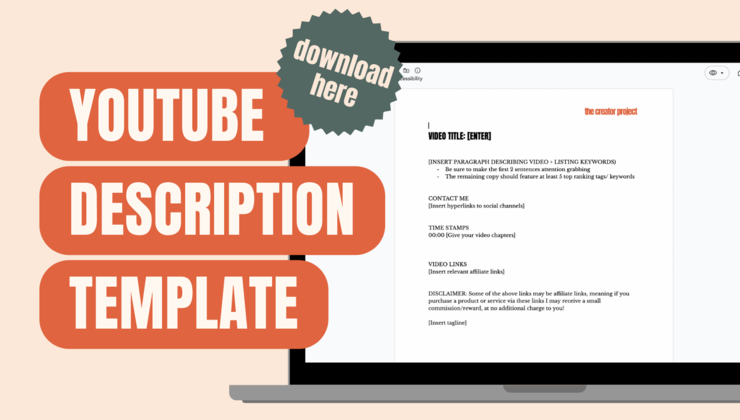 Youtube Video Description Template