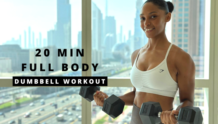 20 Minutes Dumbbell Full Body Workout - 7 | MrandMrsMuscle