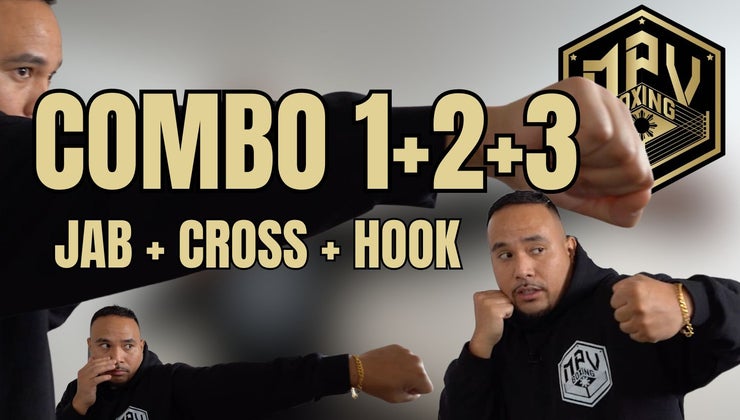 Combo Punches Jab Cross Hook Beginner Boxing