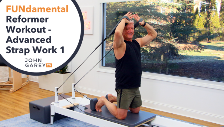 FUNdamental Reformer Workout Advanced Strap Work #1 (video)
