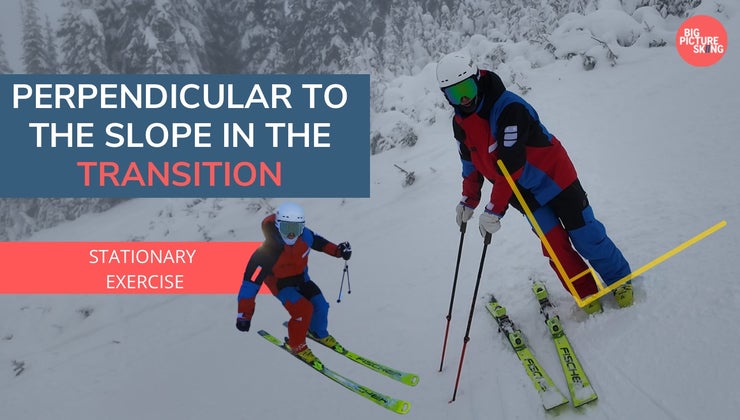 Master Perpendicular Ski Turns Transition