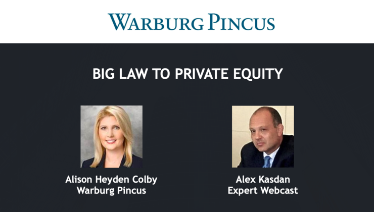 From Big Law to Private Equity with Alison Heyden Colby, Warburg Pincus