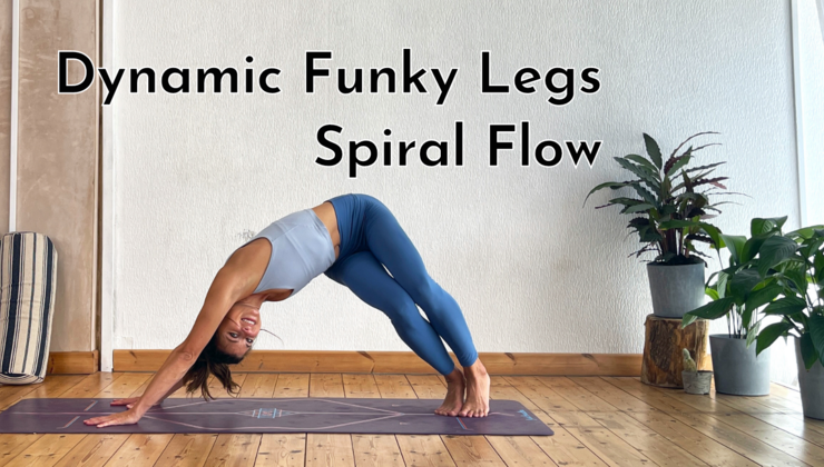 Dynamic Funky Legs Spiral Flow