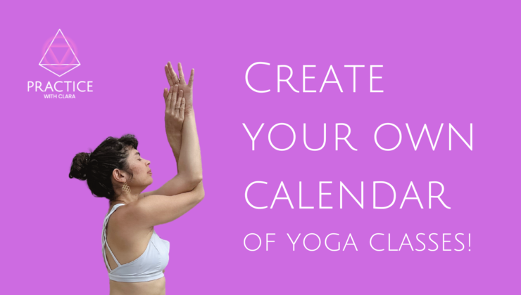 Create Your Own Calendar Of Classes On Practice With Clara