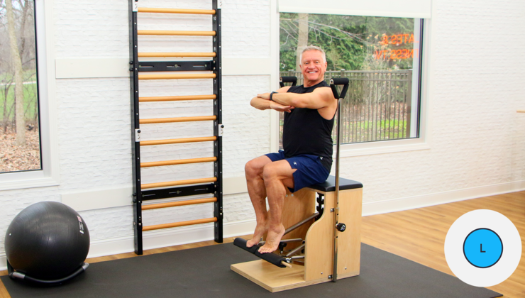 20 Minute Chair Series Beginner Workout #8 (video)