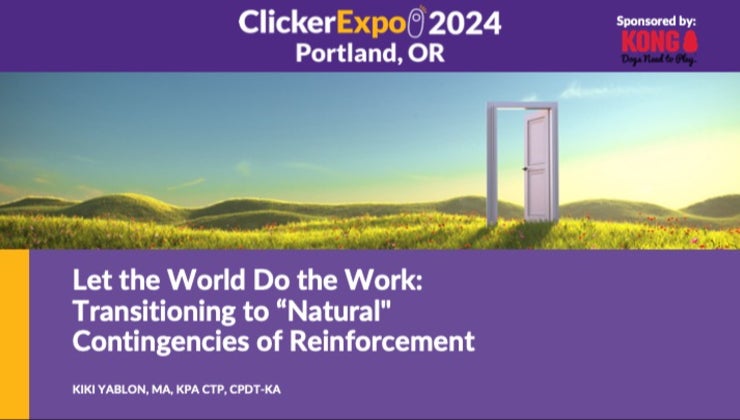 Let the World Do the Work: Transitioning to "Natural" Reinforcement ...