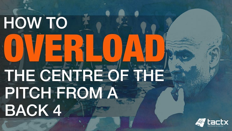 HOW TO OVERLOAD THE CENTRE OF THE PITCH FROM A BACK 4
