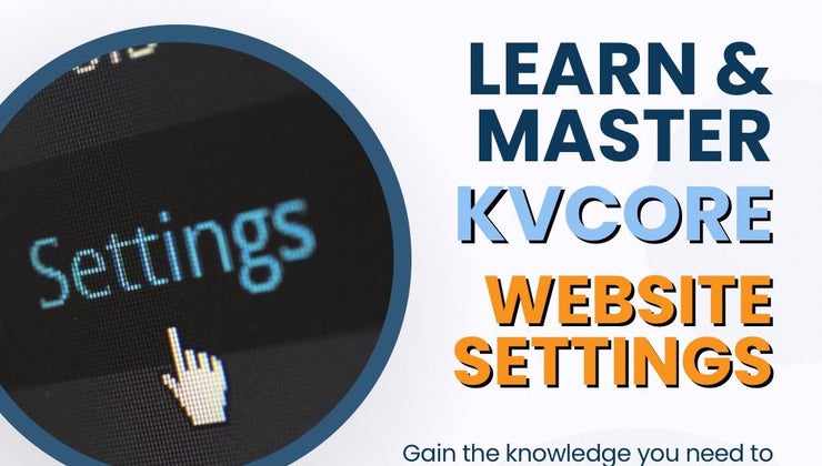 kvCORE Website Settings
