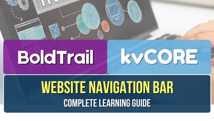 kvCORE Website Navigation Bar