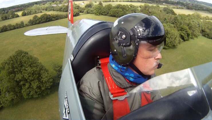 Dan Griffith Jungmeister In-cockpit - Abingdon 2011