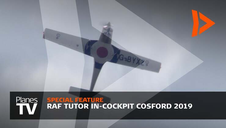 RAF Tutor In-cockpit - Cosford 2019