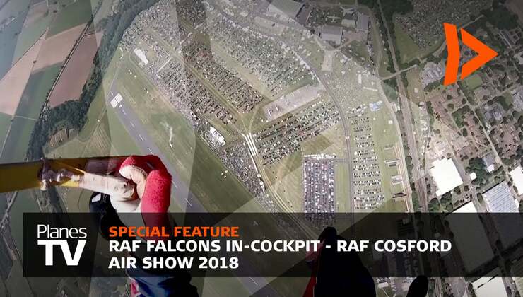 RAF Falcons In-cockpit - RAF Cosford Air Show 2018