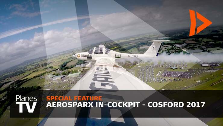Aerosparx In-cockpit - RAF Cosford Airshow 2017