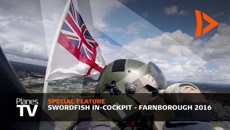 Swordfish In-cockpit - Farnborough International Airshow 2016