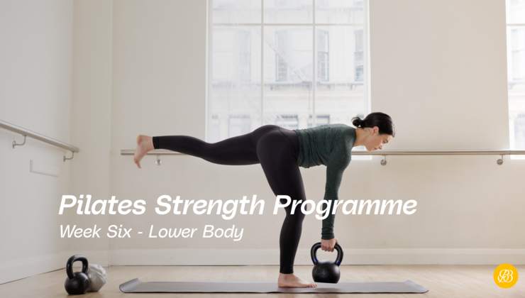 6-Week Pilates Strength Training Programme - Week 6 Lower Body | Barre ...