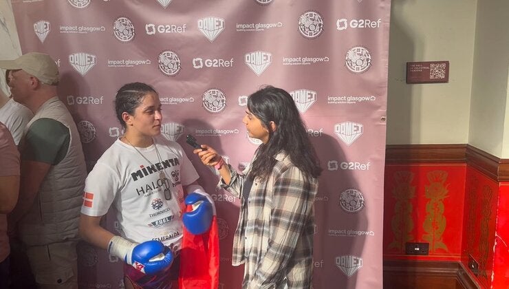 Yara Saleh Speaking With Naz Hassan After Her Muay Thai Victory On Oran ... Yara Saleh Speaking With Naz Hassan After Her Muay Thai Victory On Oran ...