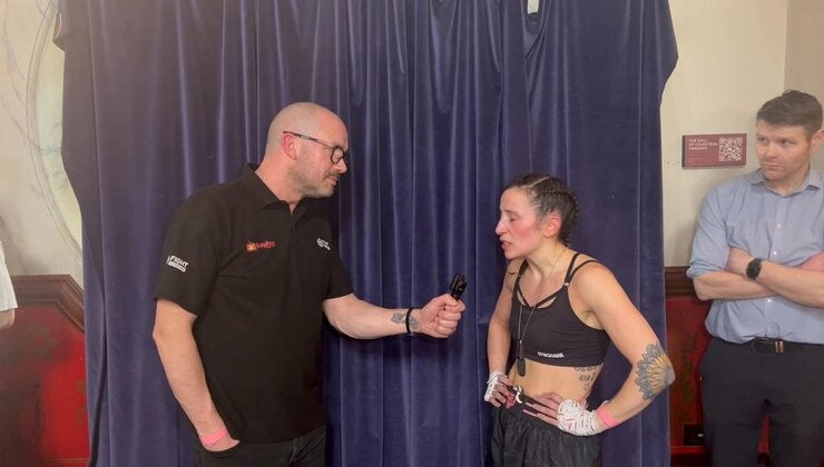 Chloe Manson Speaking With Alex Pszczola After Her Muay Thai Victory On ...