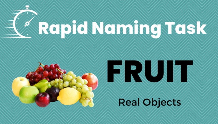 Speech Therapy at Home for Adults | Object Naming Practice – Fruit ...