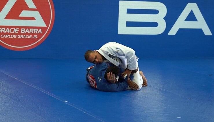 Arm Triangle From Top Half Guard