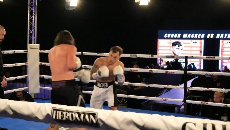 Conor Macken Vs Hayden Sheriff - Boxing Bout On Champions Boxing League ...