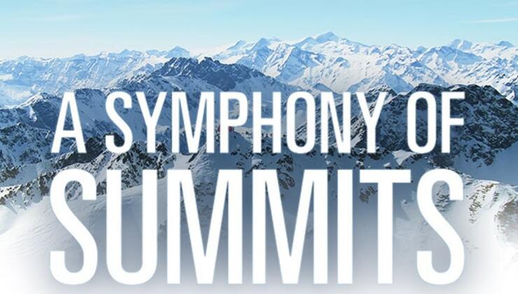 A symphony of summits - The Alps from above