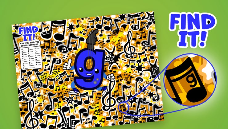 Find It! | Meet the Letter Sounds "g"