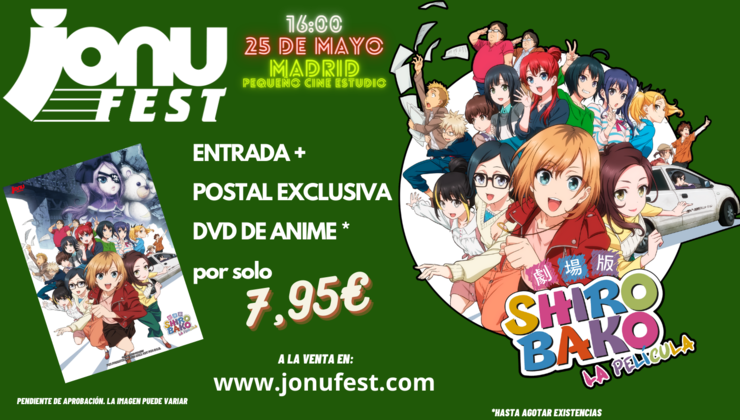 JONU FEST 2024: SHIROBAKO. LA PELÍCULA. MADRID. PASE ÚNICO. 16:00 25 DE ...