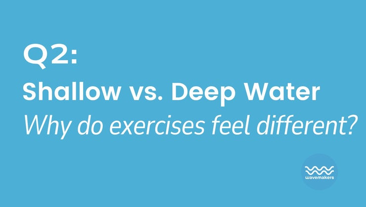 Why Do Exercises Feel Different in Shallow versus Deep Water