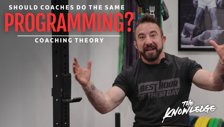 Should Coaches Do The Same Programming?