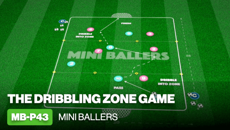 The Dribbling Zones Game | Mini Ballers P43