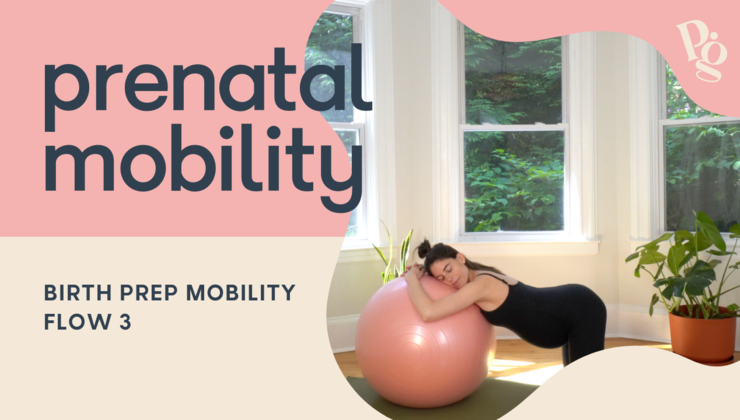 3rd Trimester Birth Prep Mobility Flow 3
