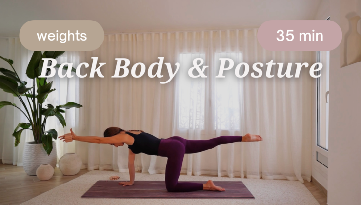 35-Minute Satisfying Posture & Back Muscle Strengthening