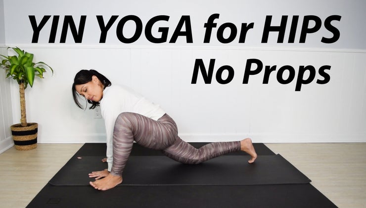 60 Min Yin Yoga for the Hips | No Props Deep Stretch | Yoga Upload Plus