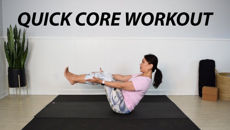 Quick Core Workout Routine | Yoga Upload Plus