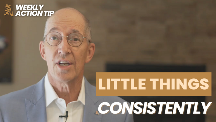 Action Tip #500 - Little Things, Consistently | Ninja You