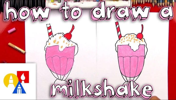 How To Draw A Milkshake | Art For Kids Hub