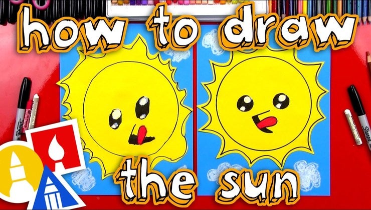 How To Draw The Sun