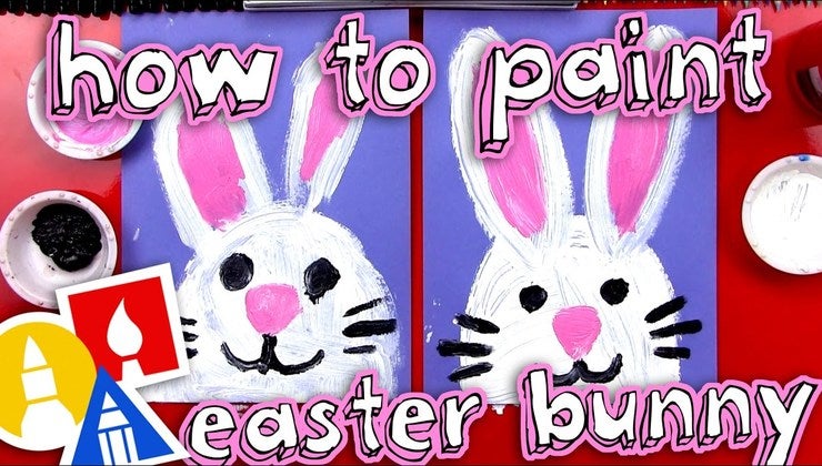 How To Paint An Easter Bunny | Art For Kids Hub