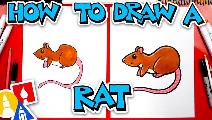 How To Draw A Rat - Year Of The Rat | Art For Kids Hub
