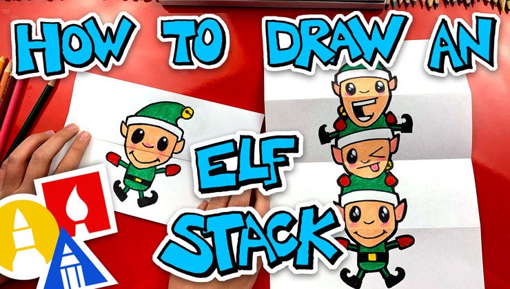 How To Draw An Elf Stack Folding Surprise