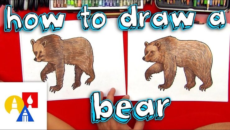 How To Draw A Grizzly Bear